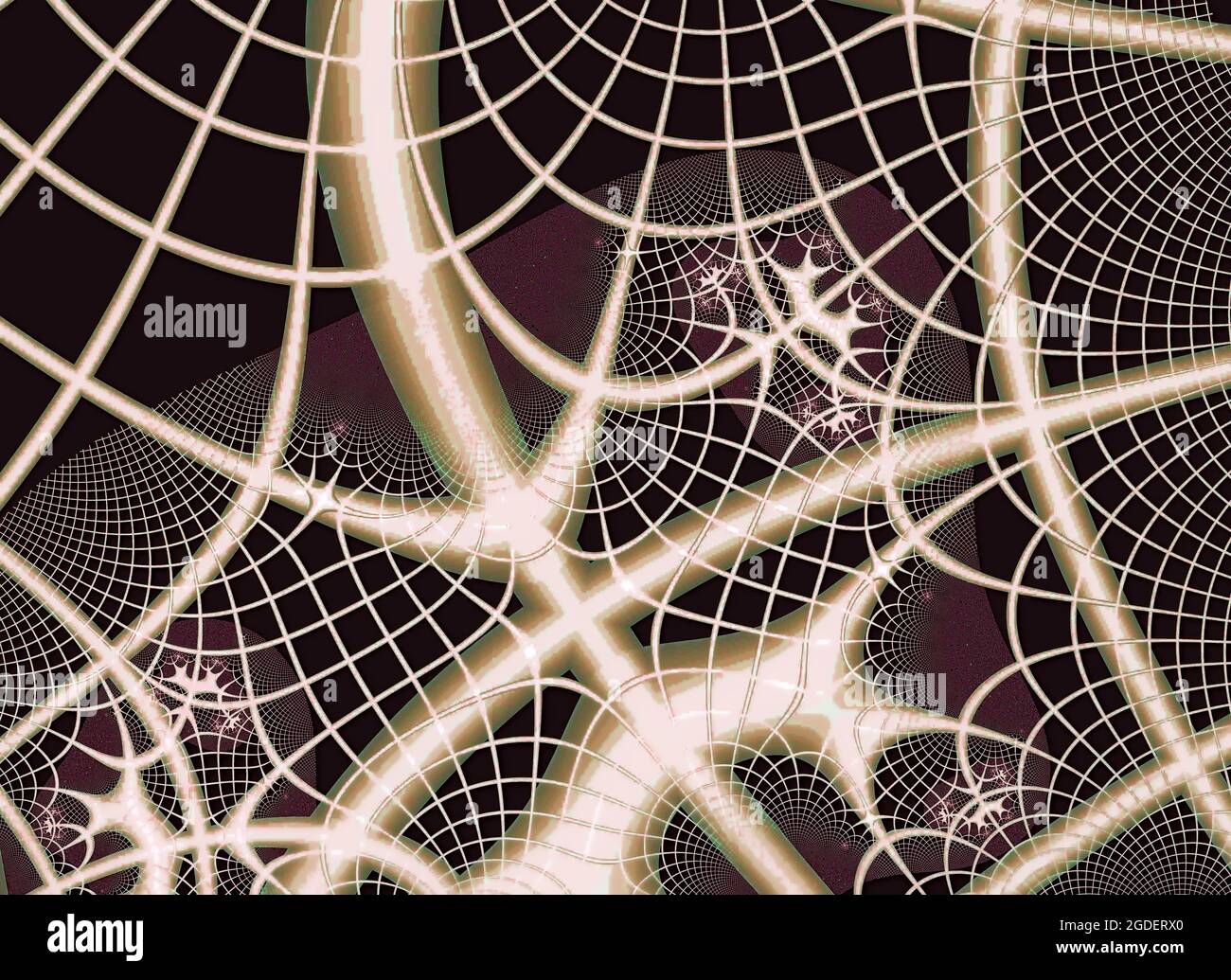 Abstract image with small elements of a grid pattern Stock Photo - Alamy