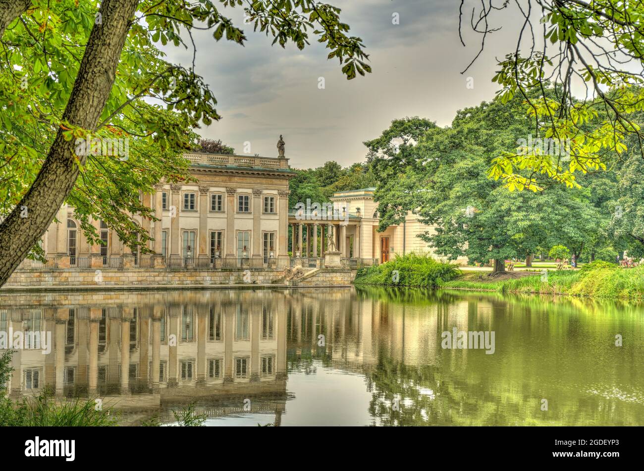 Warsaw, Lazienki Park, HDR Image Stock Photo - Alamy