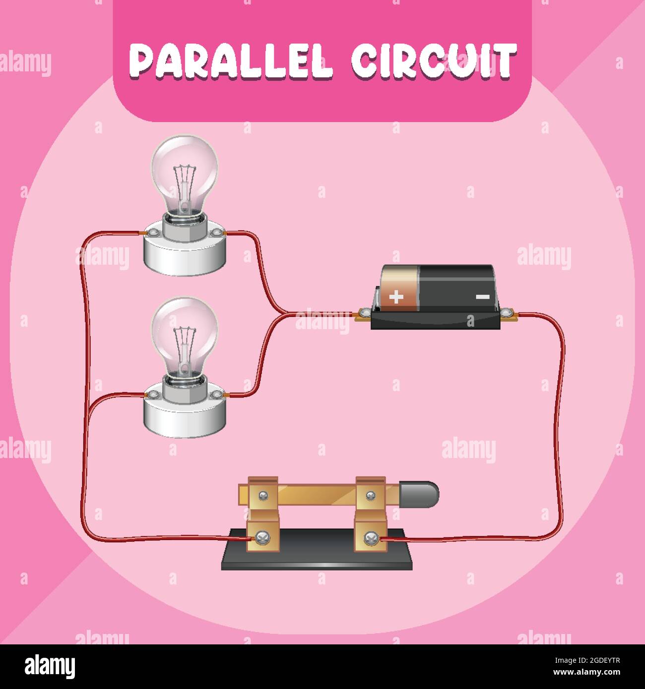 Parallel circuit infographic diagram illustration Stock Vector Image ... Parallel circuit infographic diagram illustration Stock Vector Image ...