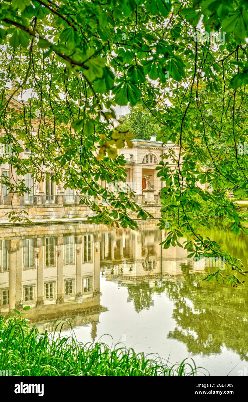 Warsaw, Lazienki Park, HDR Image Stock Photo - Alamy