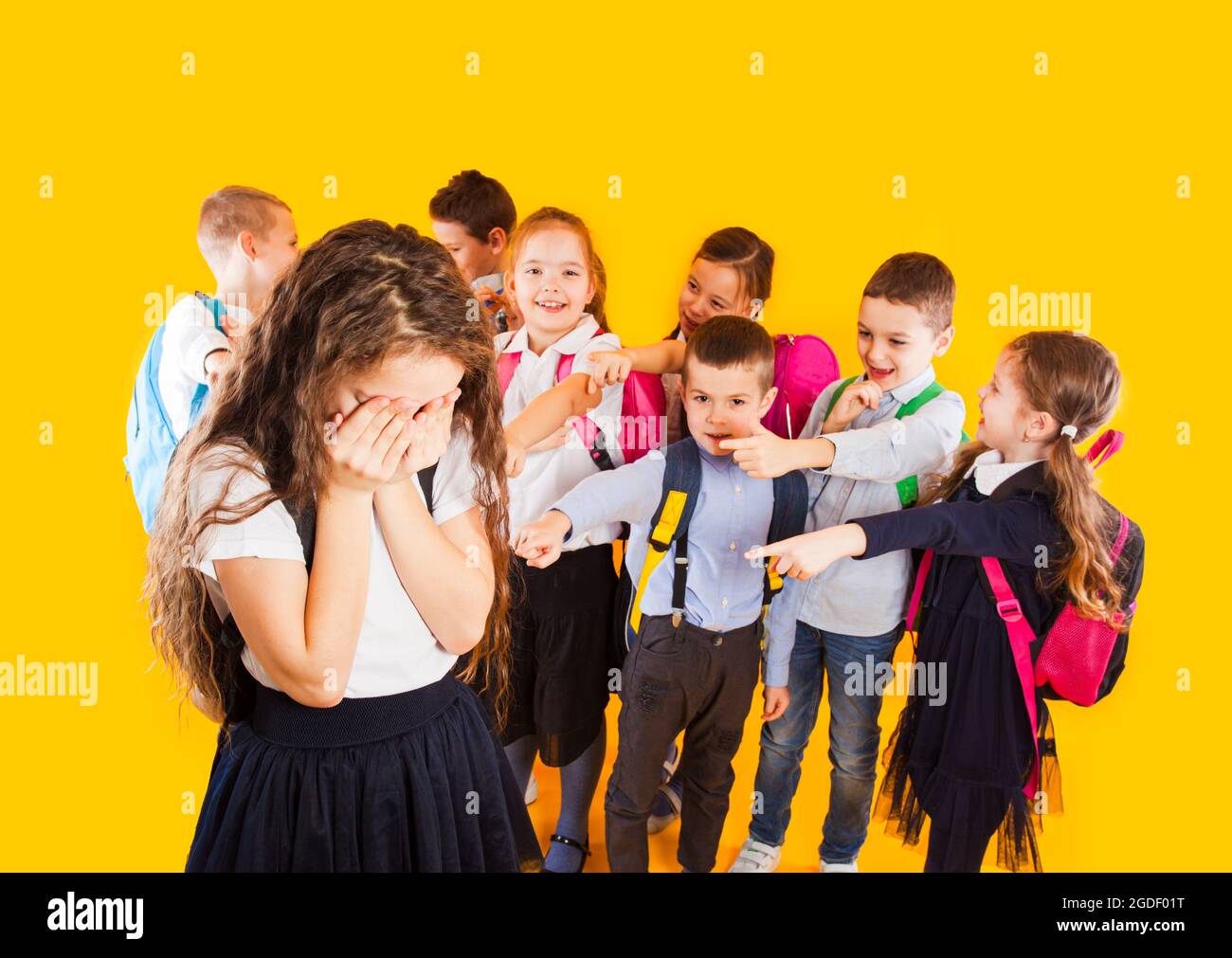 Group of people pointing laugh hi-res stock photography and images - Alamy