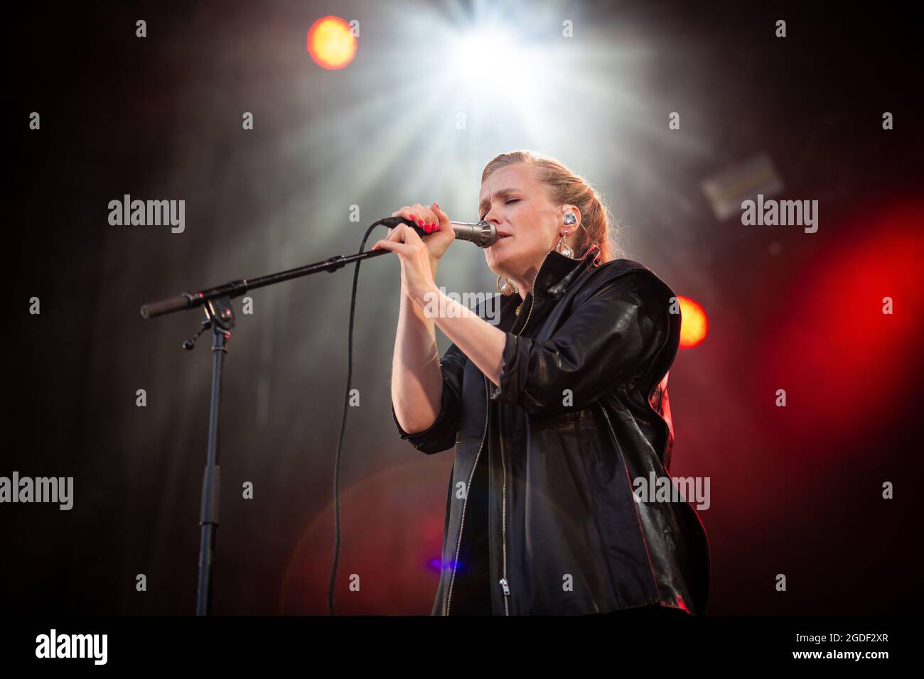 Oslo, Norway. 12th Aug, 2021. The Norwegian singer, songwriter and ...