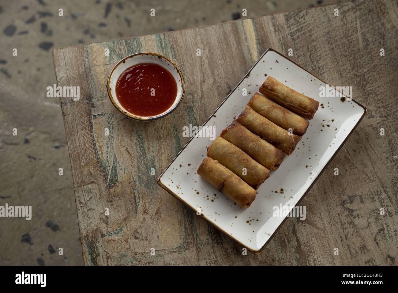 Closeup of traditional Emirates breakfast Stock Photo - Alamy