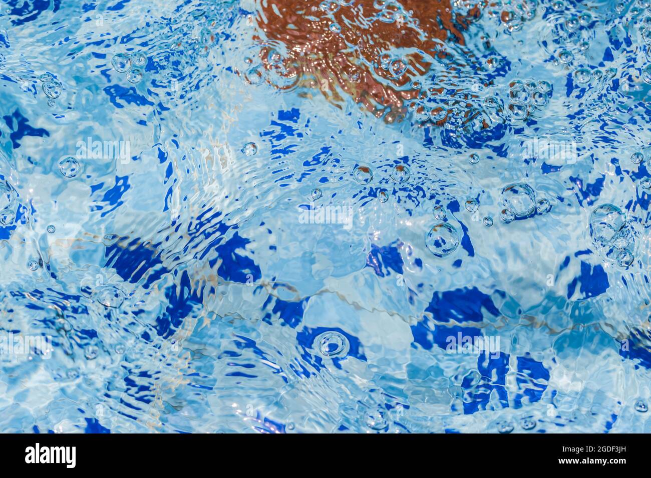 abstract water with bubbles movement background Stock Photo - Alamy
