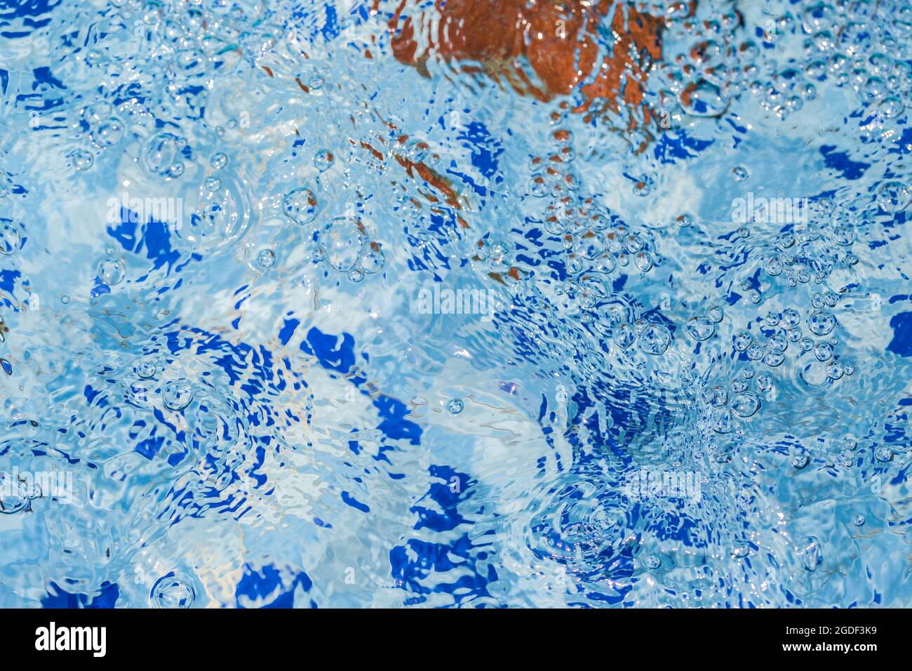 abstract water with bubbles movement background Stock Photo - Alamy