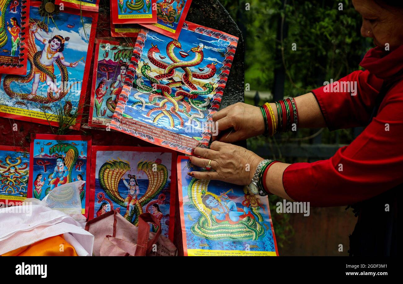 Nag panchami nepal hi-res stock photography and images - Alamy