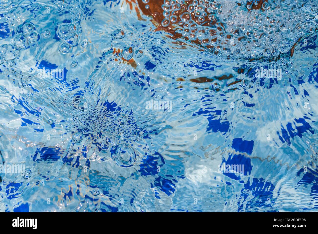 abstract water with bubbles movement background Stock Photo - Alamy
