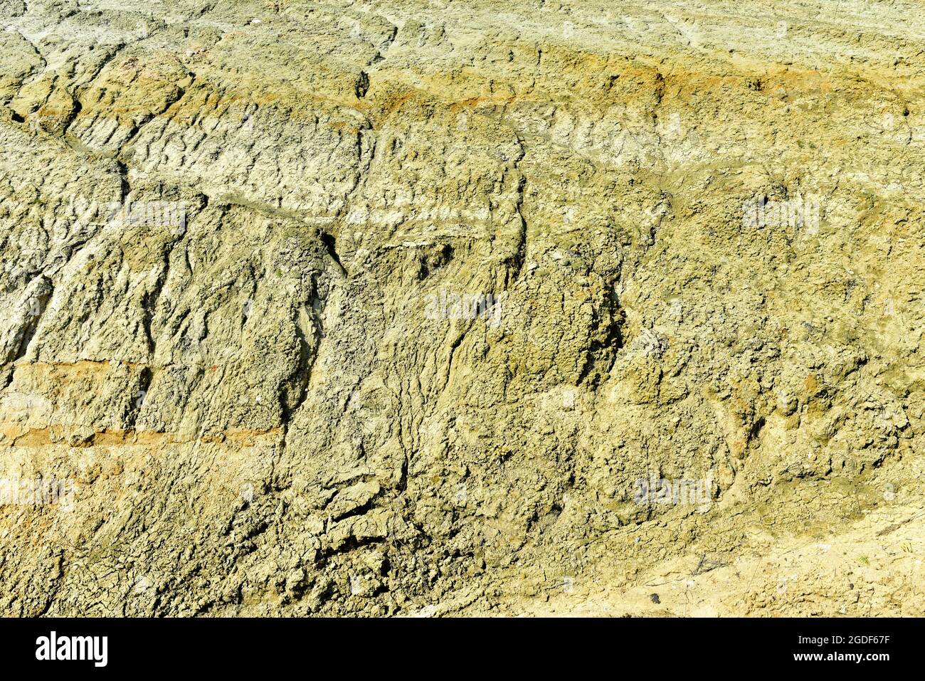 Land structure in chalk open pit mining. Chalk background in quarry ...