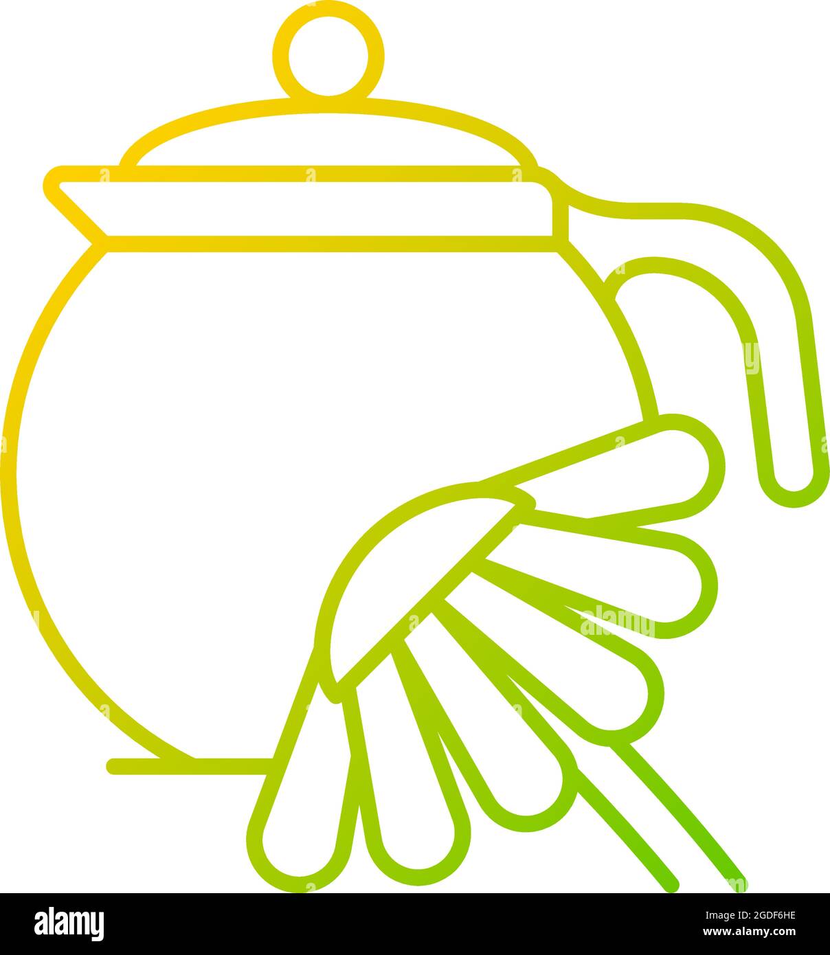 Chamomile tea gradient linear vector icon Stock Vector Image & Art - Alamy