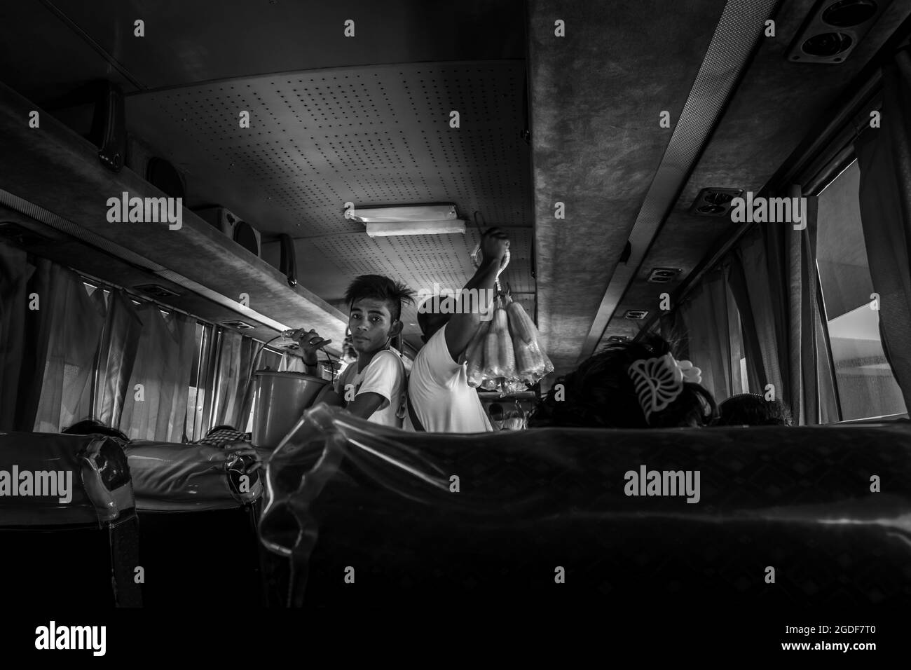 SAN FERNANDO, PHILIPPINES - Oct 12, 2016: The daily commuting scenes in ...