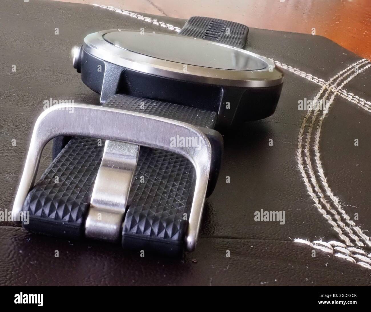 Close-up of a modern watch at an oblique angle Stock Photo - Alamy
