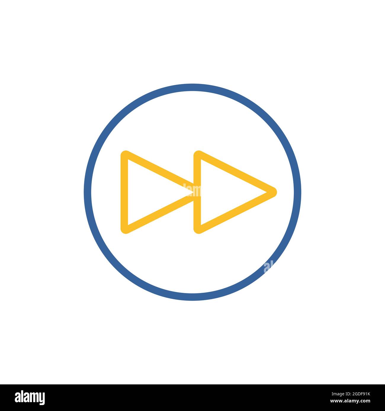 Play next track button vector flat icon. Graph symbol for music and ...