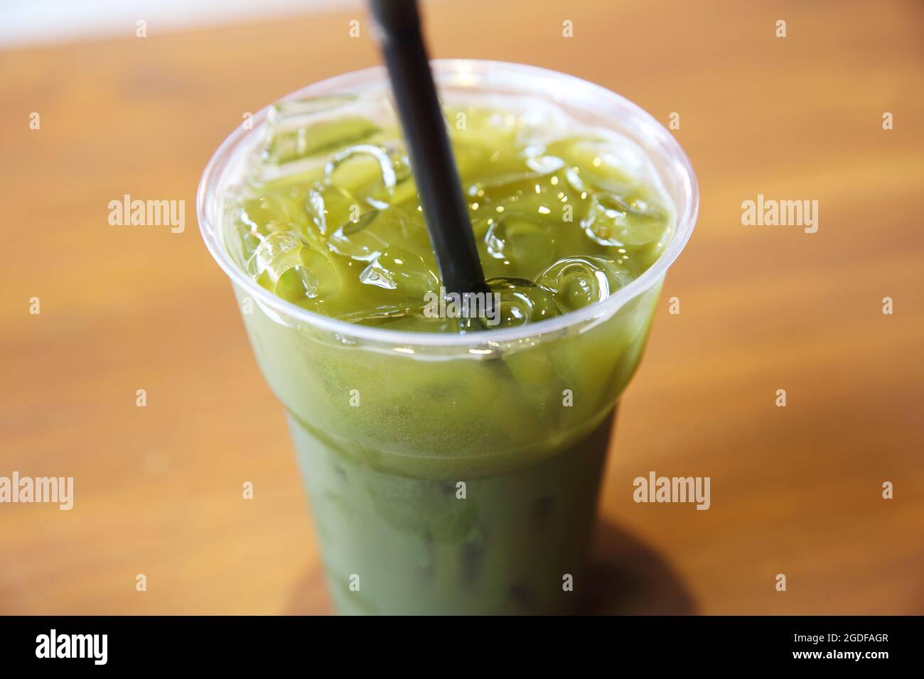 Ice grean tea Stock Photo - Alamy