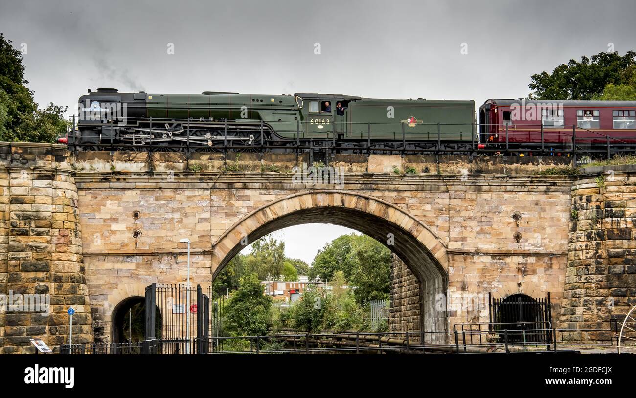 Tornado on Skerne Bridge, Darlington Stock Photo - Alamy