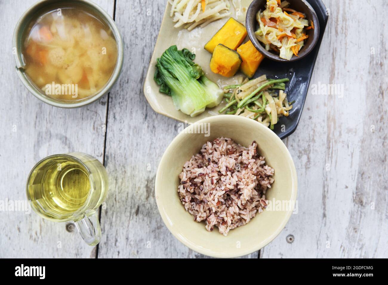 japan vegetable with rice Stock Photo - Alamy