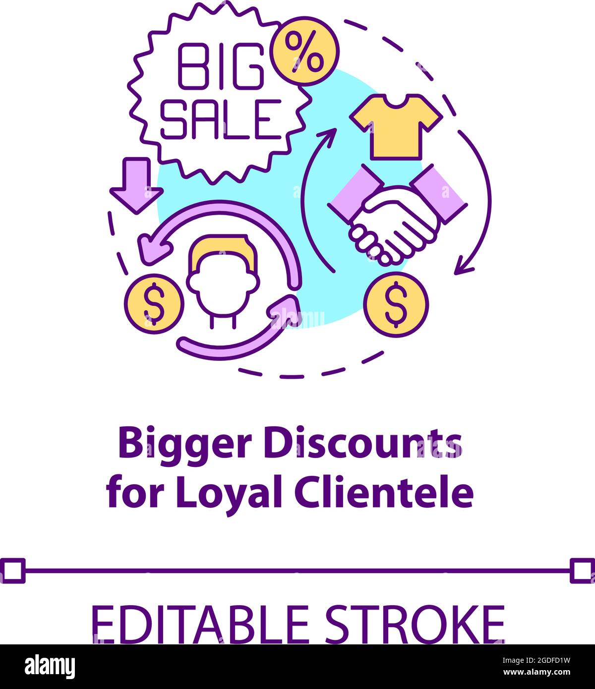 Loyal clientele Stock Vector Images - Alamy
