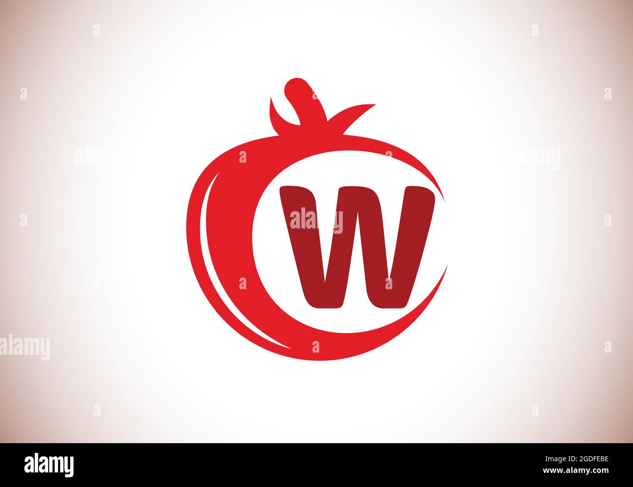W food logo hi-res stock photography and images - Alamy
