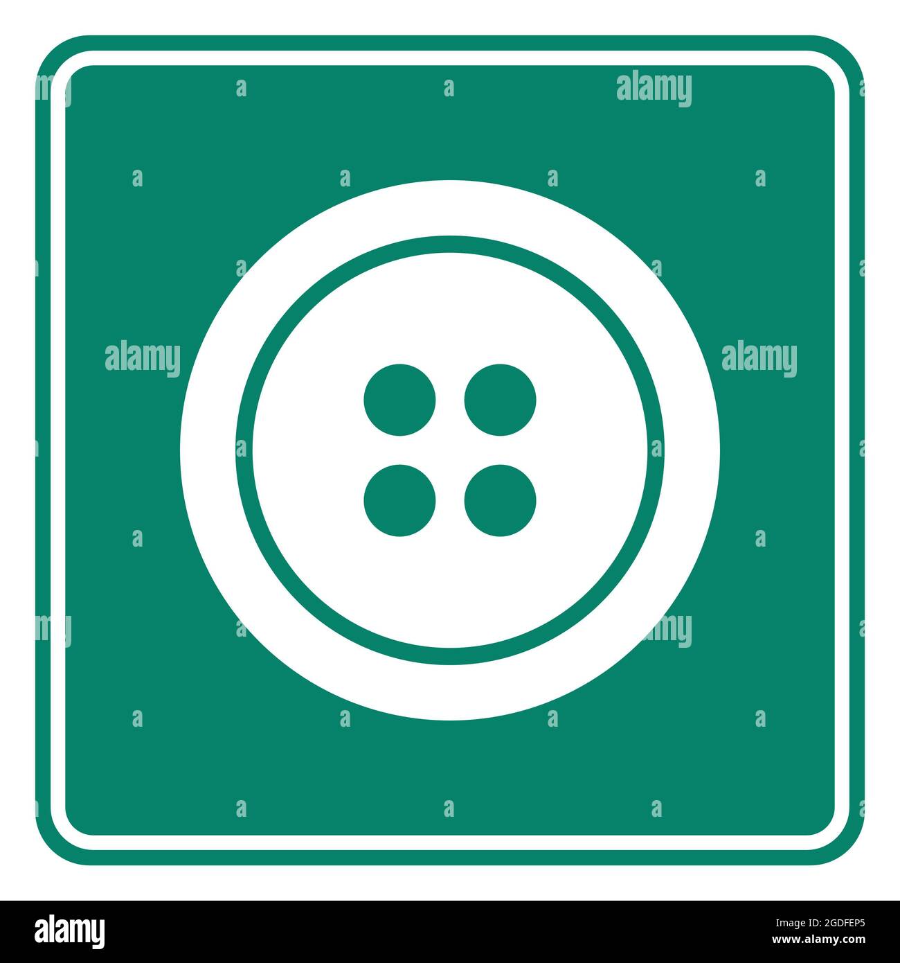 Button and road sign Stock Photo - Alamy