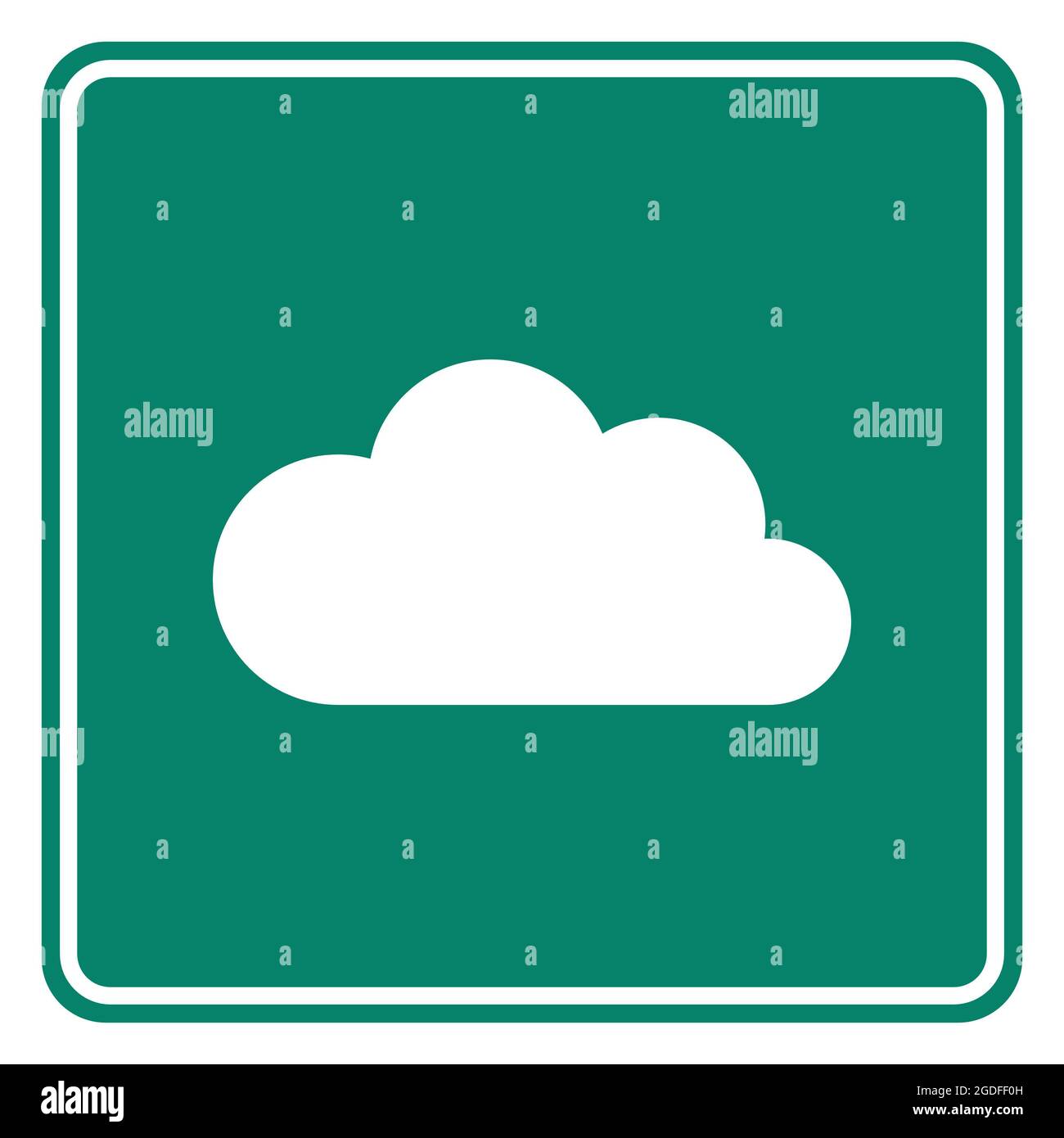 Cloud and road sign Stock Photo - Alamy