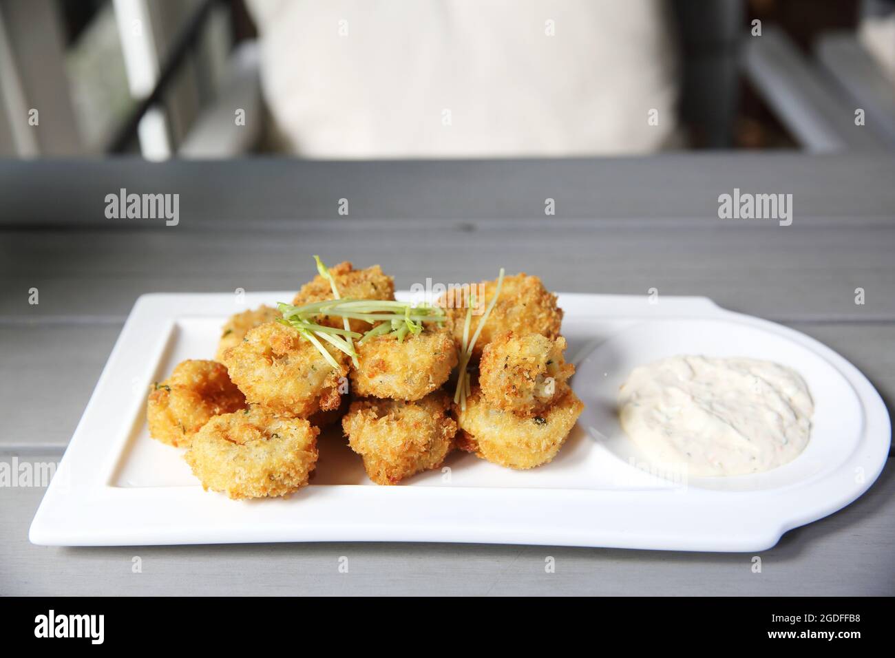 calamari italian fried squid Stock Photo - Alamy