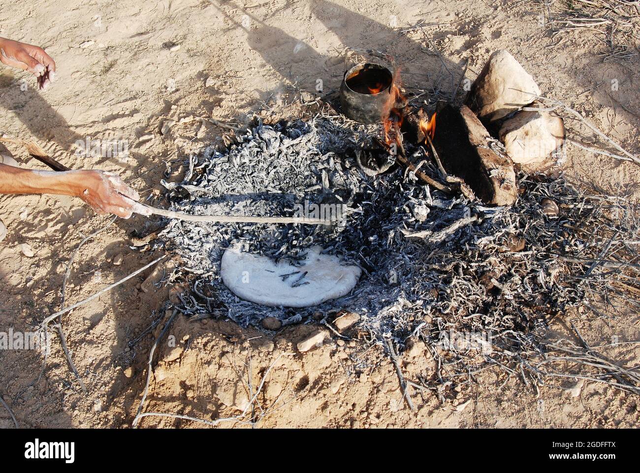 MITZPE RAMON, ISRAEL - Apr 08, 2008: Bedouin in the Negev desert in ...