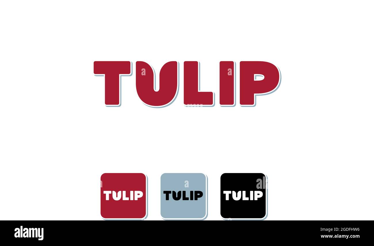 Tulip logo Stock Vector Images - Alamy