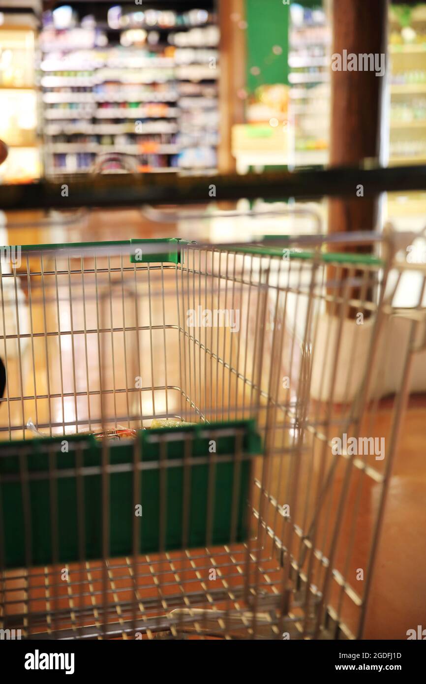 blurred image of market background Stock Photo - Alamy