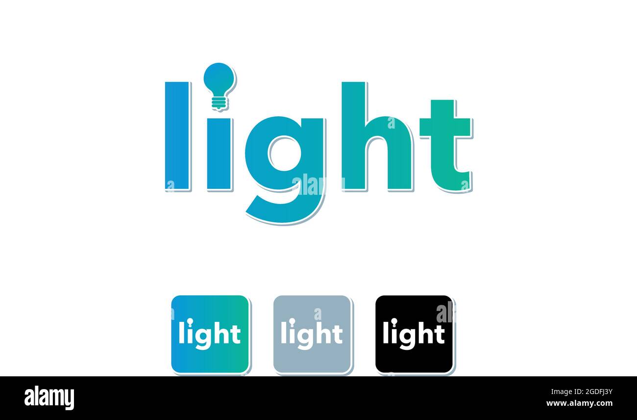 Light logo Stock Vector Images - Alamy
