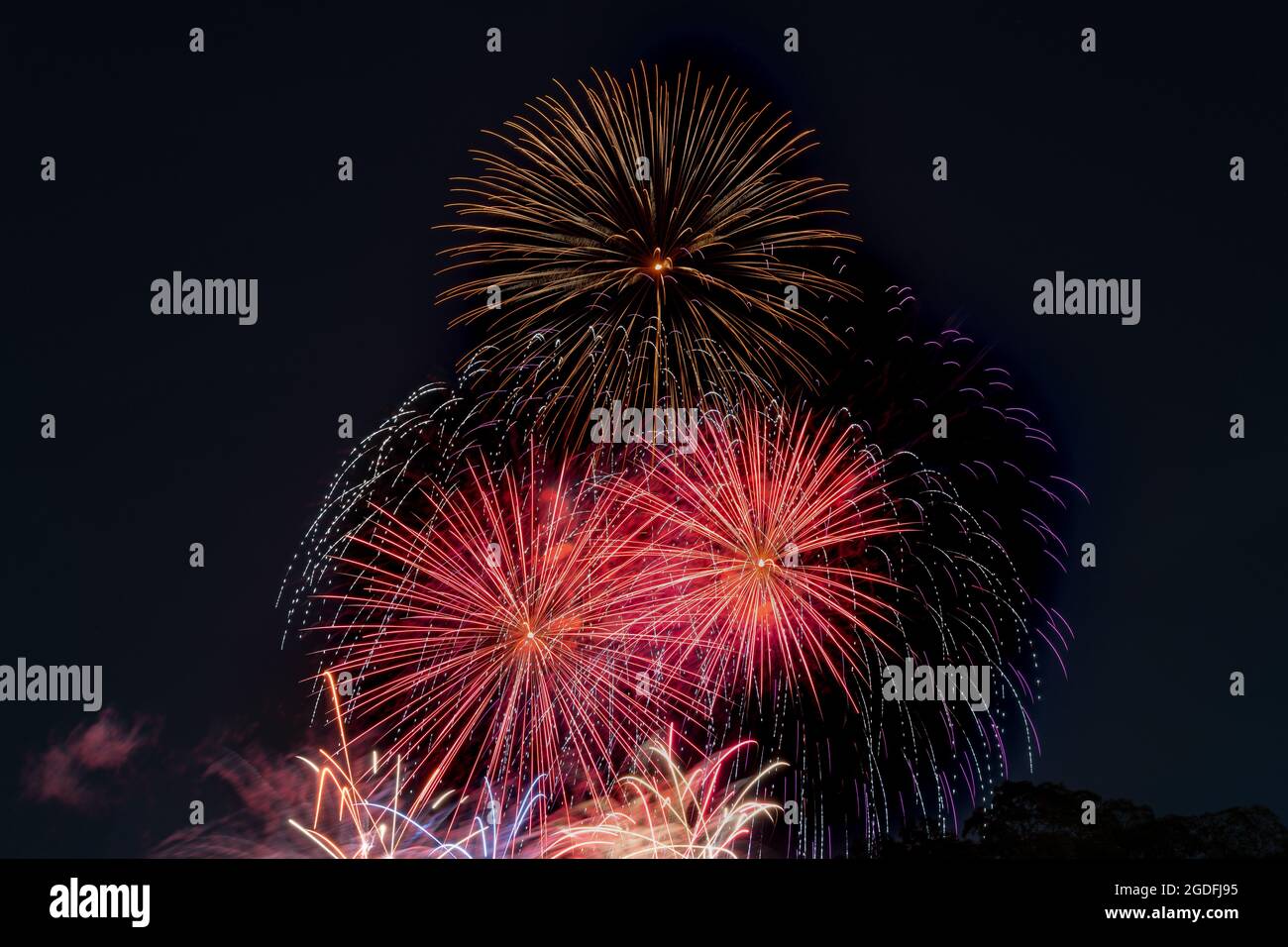 Beautiful Fireworks Celebration In Japan | Summer Season Night Festival ...