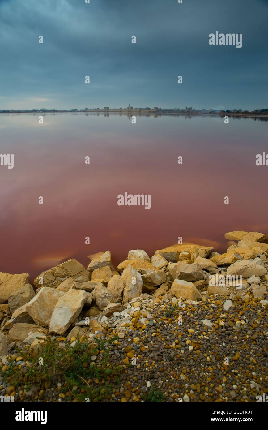 Le Grau du Roi in France, salt mining in the camargue, flour de sel ...