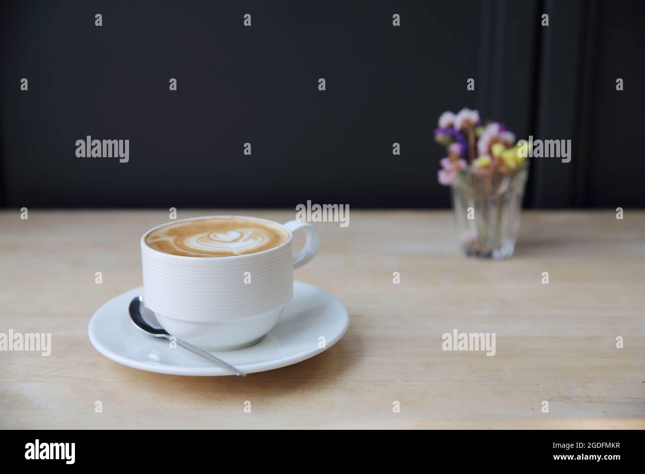 hot cappuccino coffee Stock Photo - Alamy