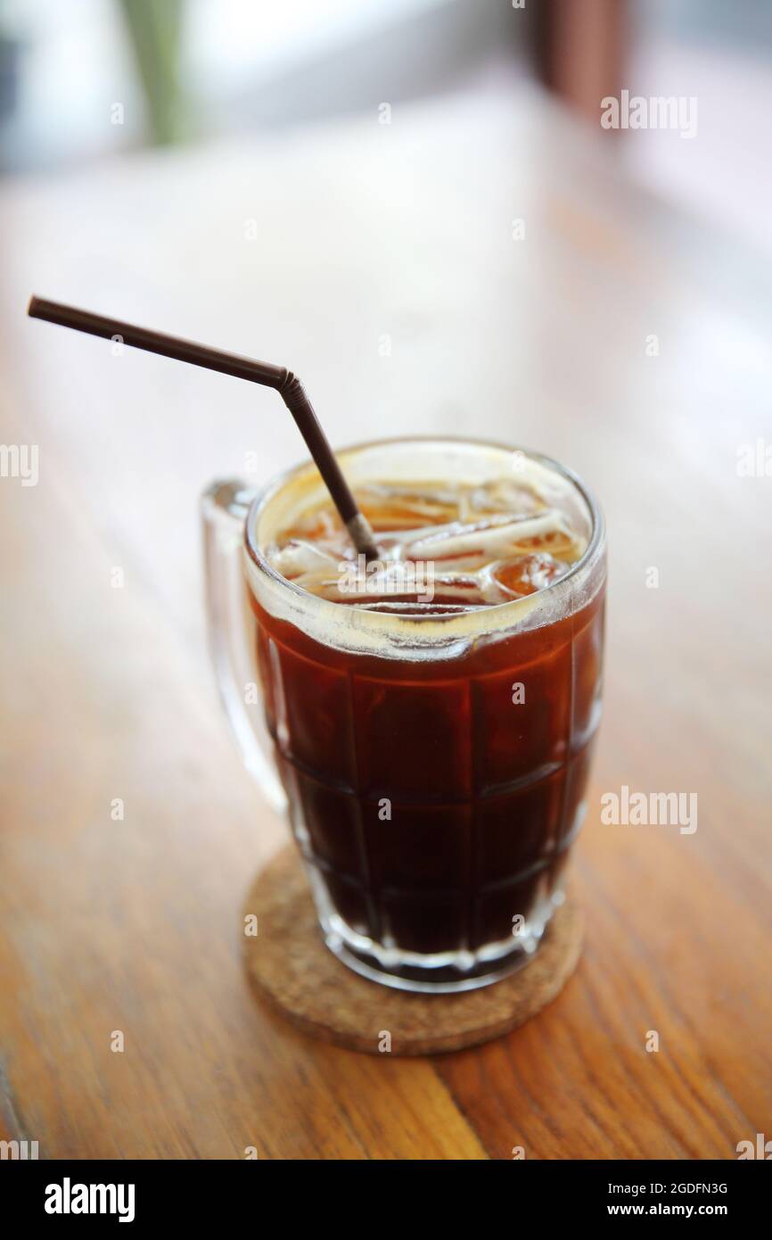 Cafe ice coffe hi-res stock photography and images - Alamy