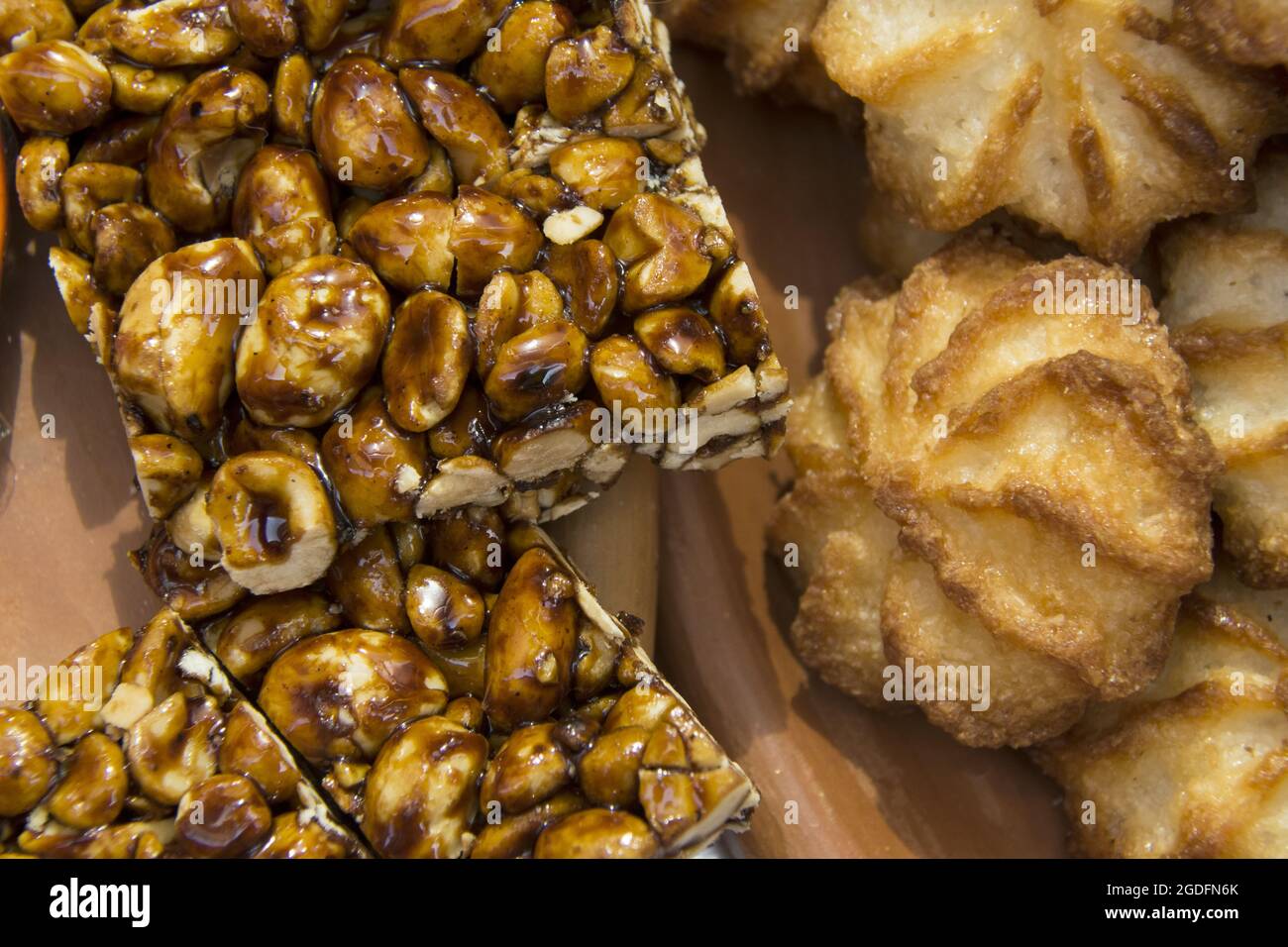 typical candy peanuts, coco nut cookie of Guatemala Stock Photo - Alamy