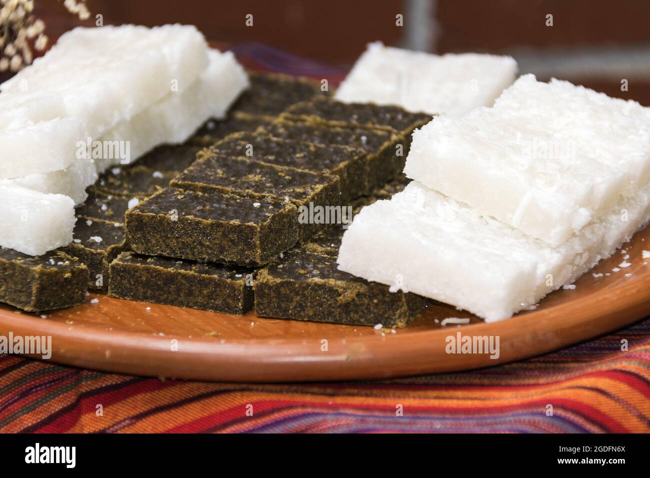 typical candy coconut of Guatemala, central America Stock Photo - Alamy