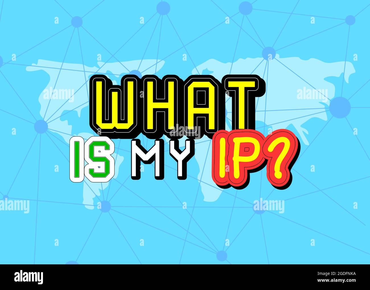 Ip address word Stock Vector Images - Alamy