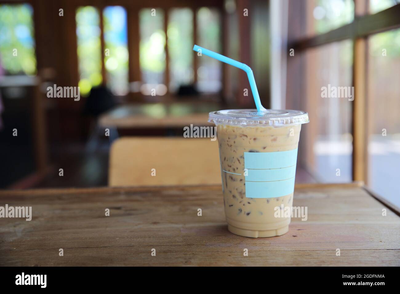 ice latte coffe Stock Photo - Alamy