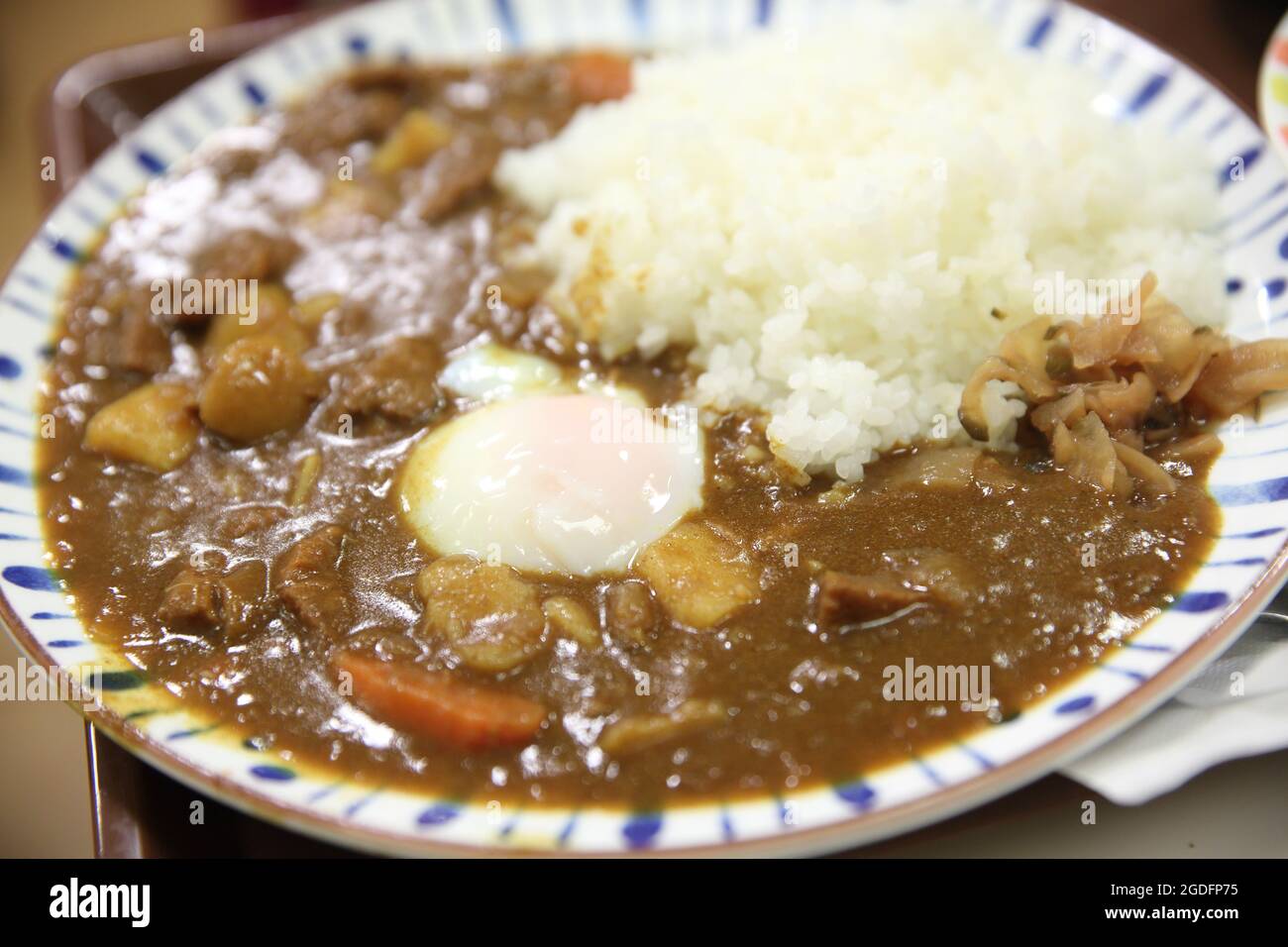 Curry rice , japanese food Stock Photo - Alamy