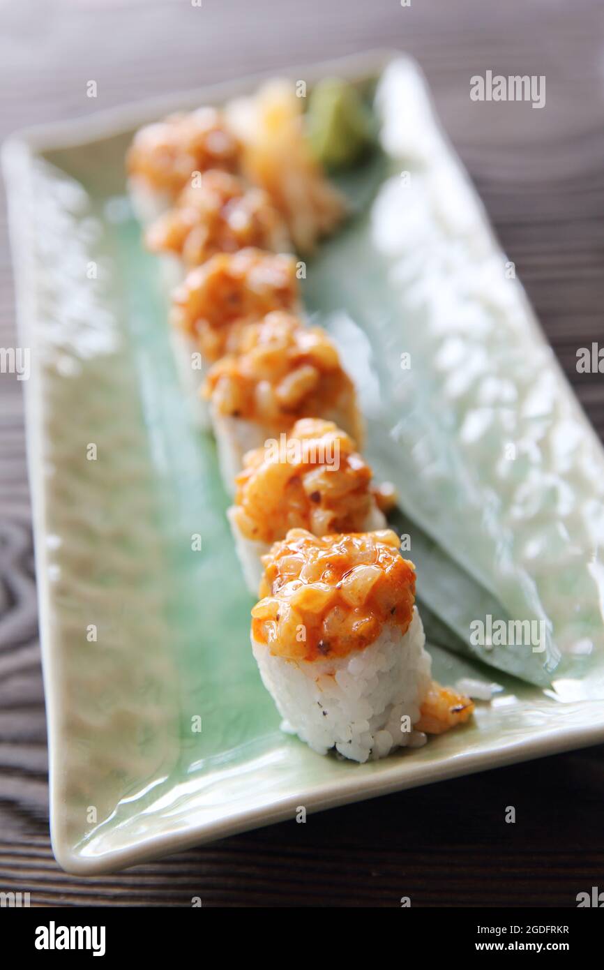 Japanese food maki sushi Stock Photo - Alamy