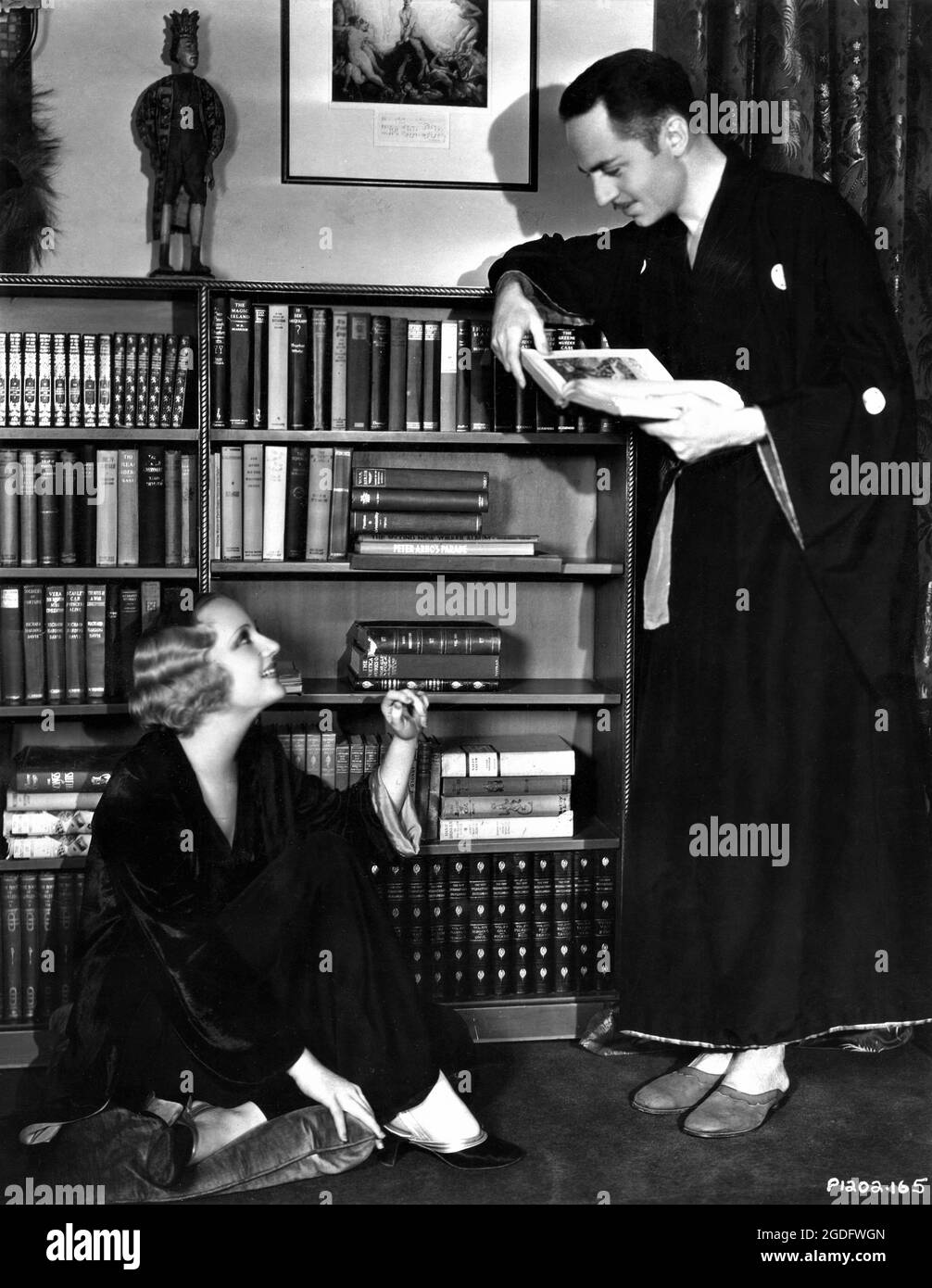 Newly Weds CAROLE LOMBARD and WILLIAM POWELL at Home in 1931 following ...