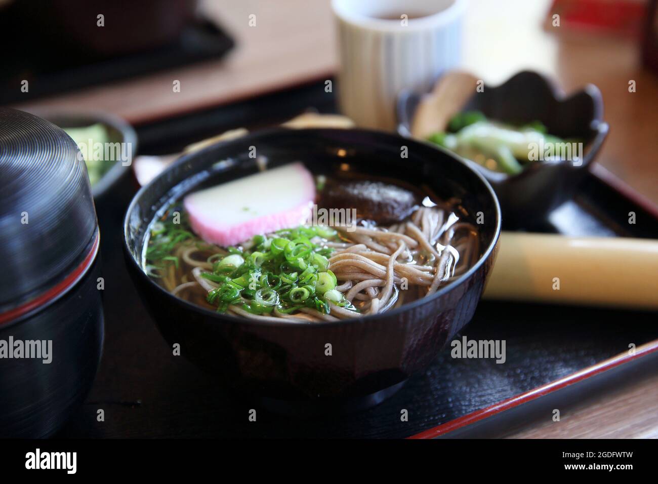 Soba noodles japanese food Stock Photo - Alamy