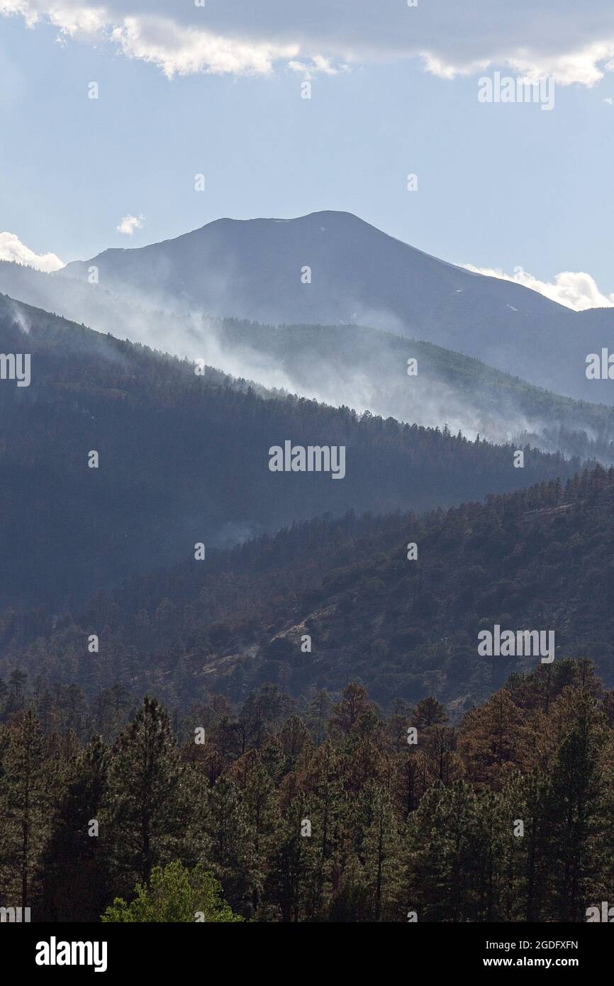 Fire flames smoke distance hi-res stock photography and images - Alamy