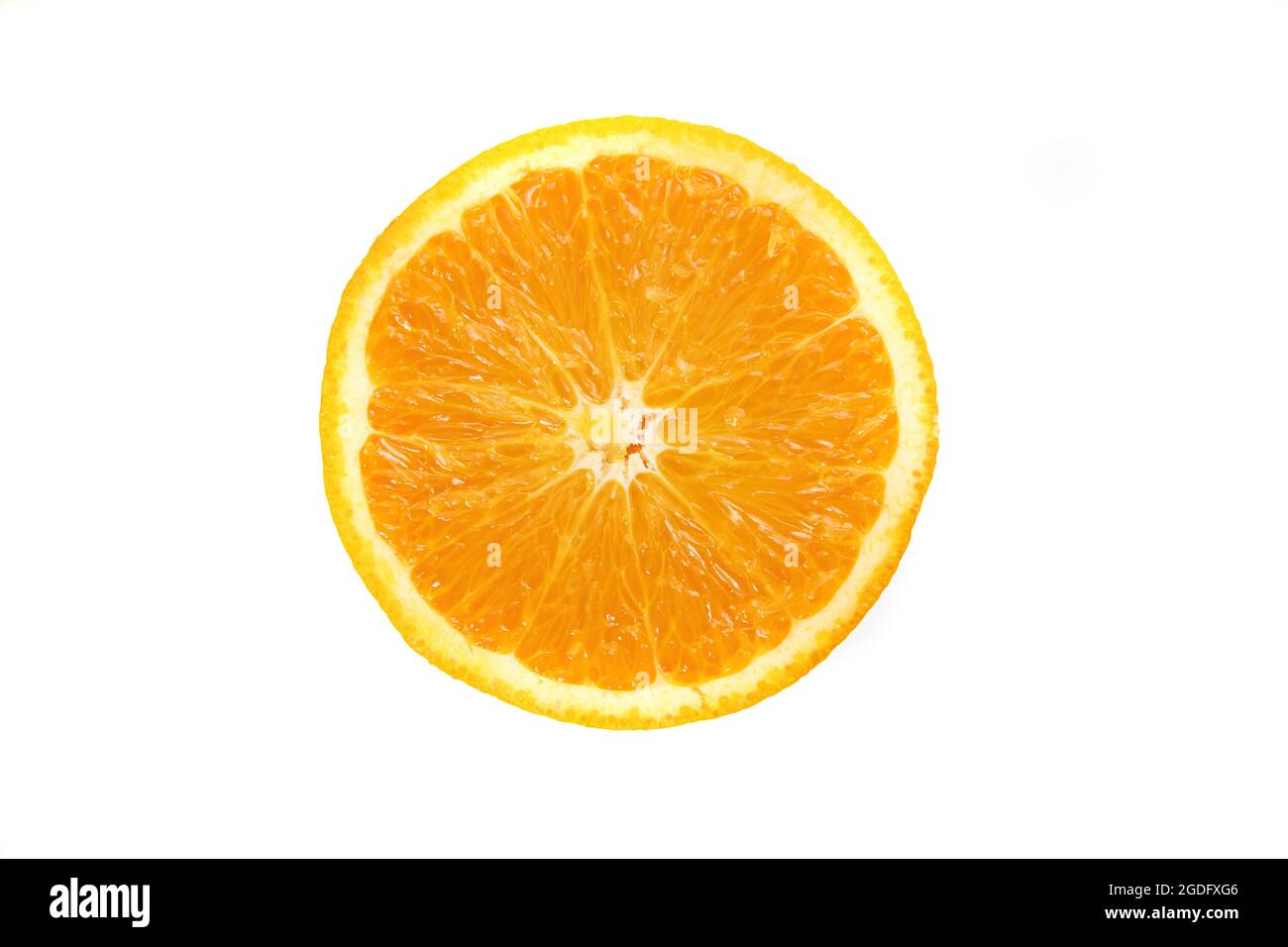 orange isolated in white background Stock Photo - Alamy