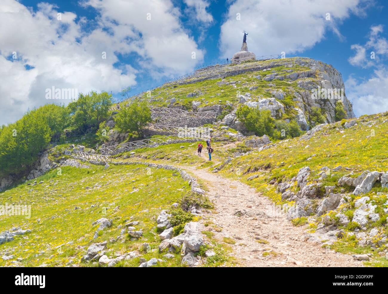 Cima del Redentore (Latina, Italy) - The panoramic peak with religious ...