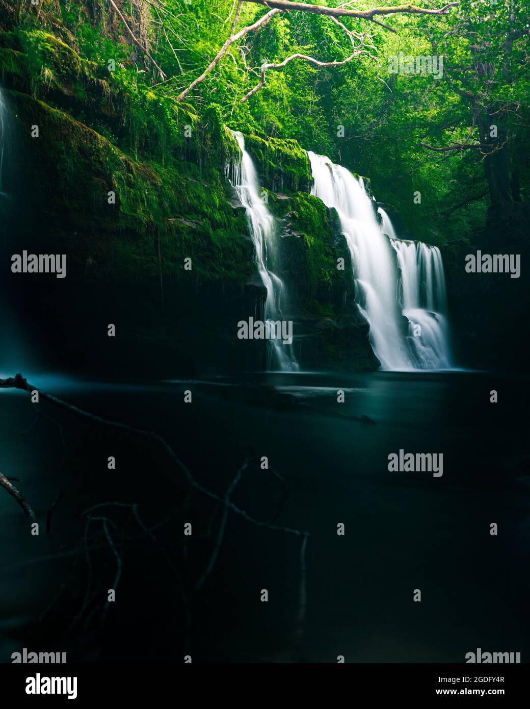 Four Falls Waterfall Stock Photo - Alamy