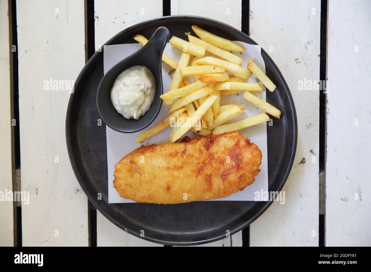 Fish and chips English food Stock Photo - Alamy