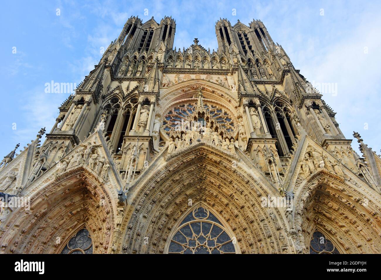 Reims Cathedral West Facade Central Portal