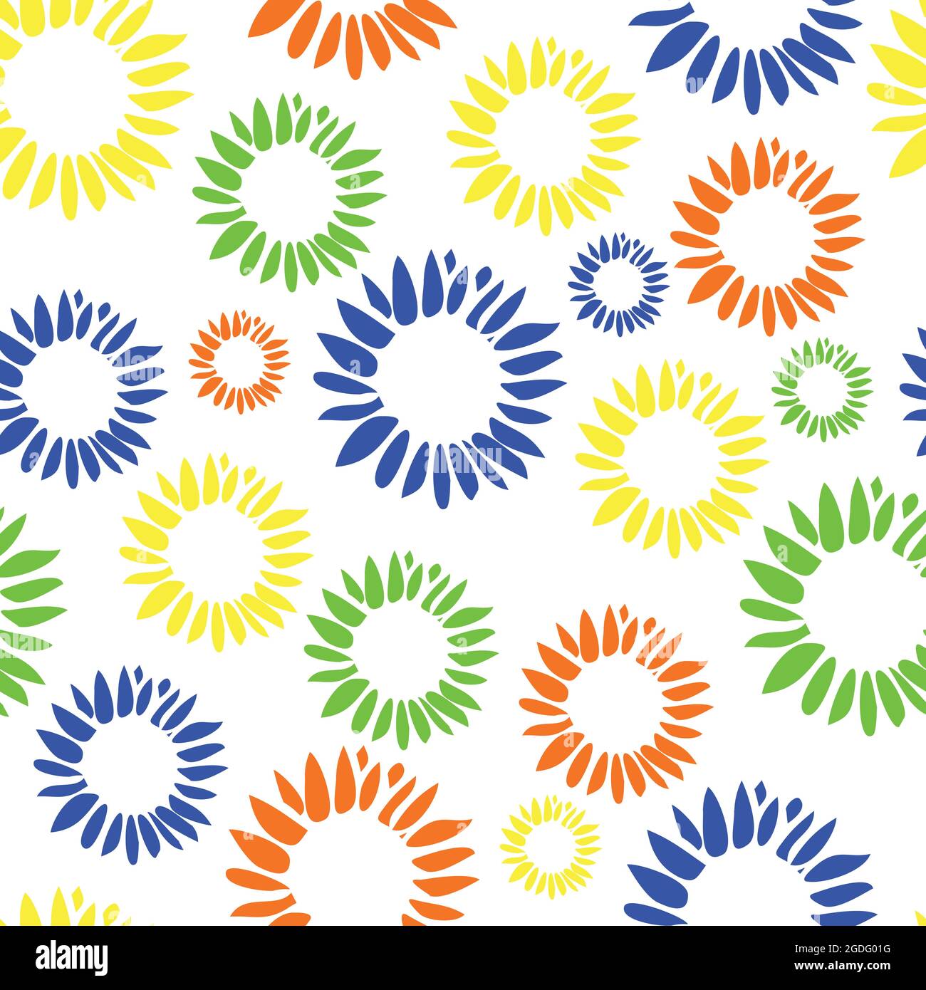 Abstract Flower Design Wallpaper