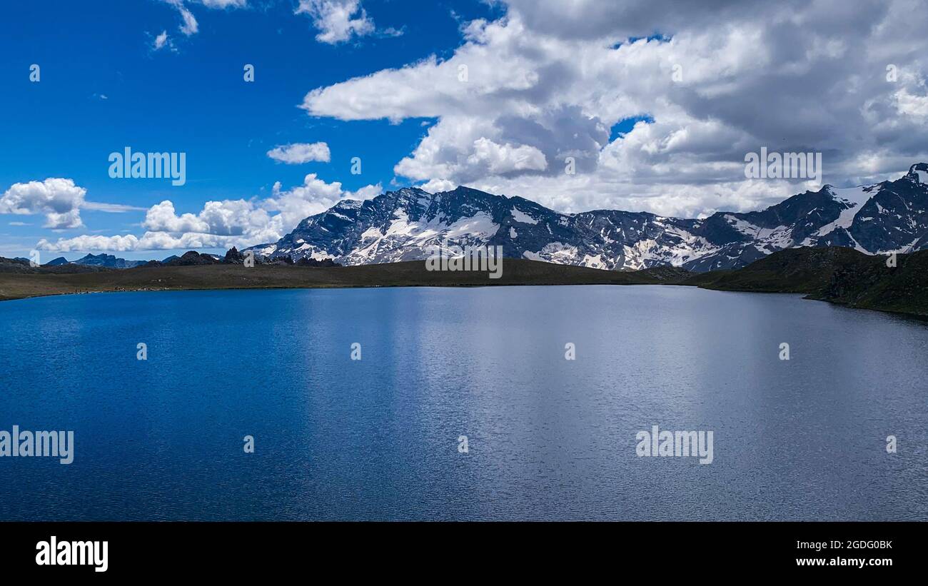 Scenic view from a natural reservation with tremendous mountains and a ...