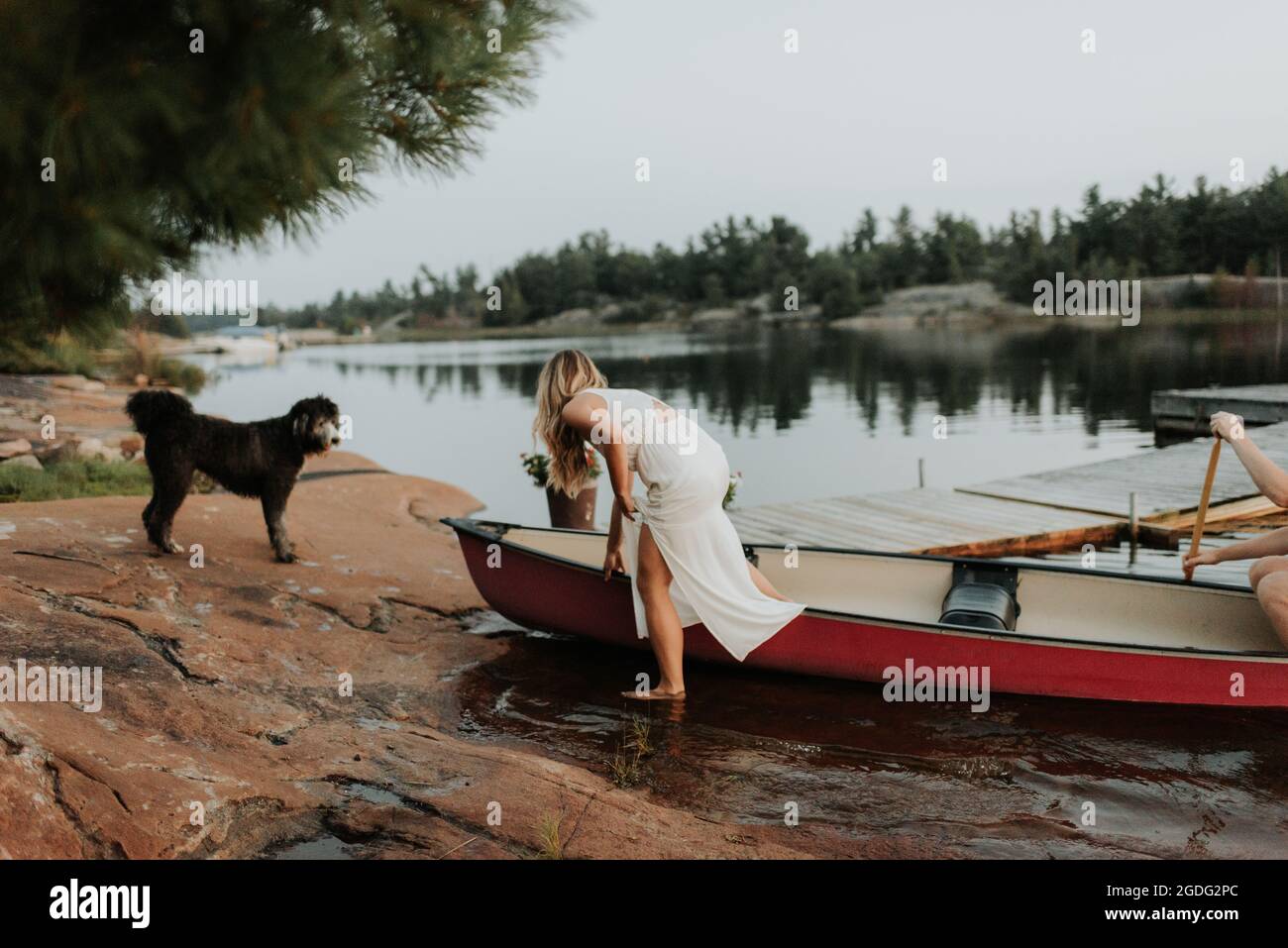Algonquin park boat hi-res stock photography and images - Alamy