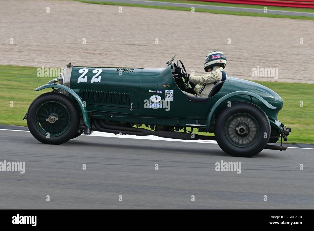 Clive Morley, Bentley 3/4½, Motor Racing Legends, Pre-War BRDC 500 ...